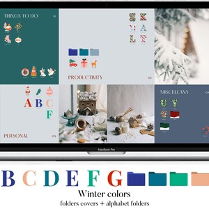 Christmas Winter Desktop Organizer Wallpaper - Desktop Organizer ...