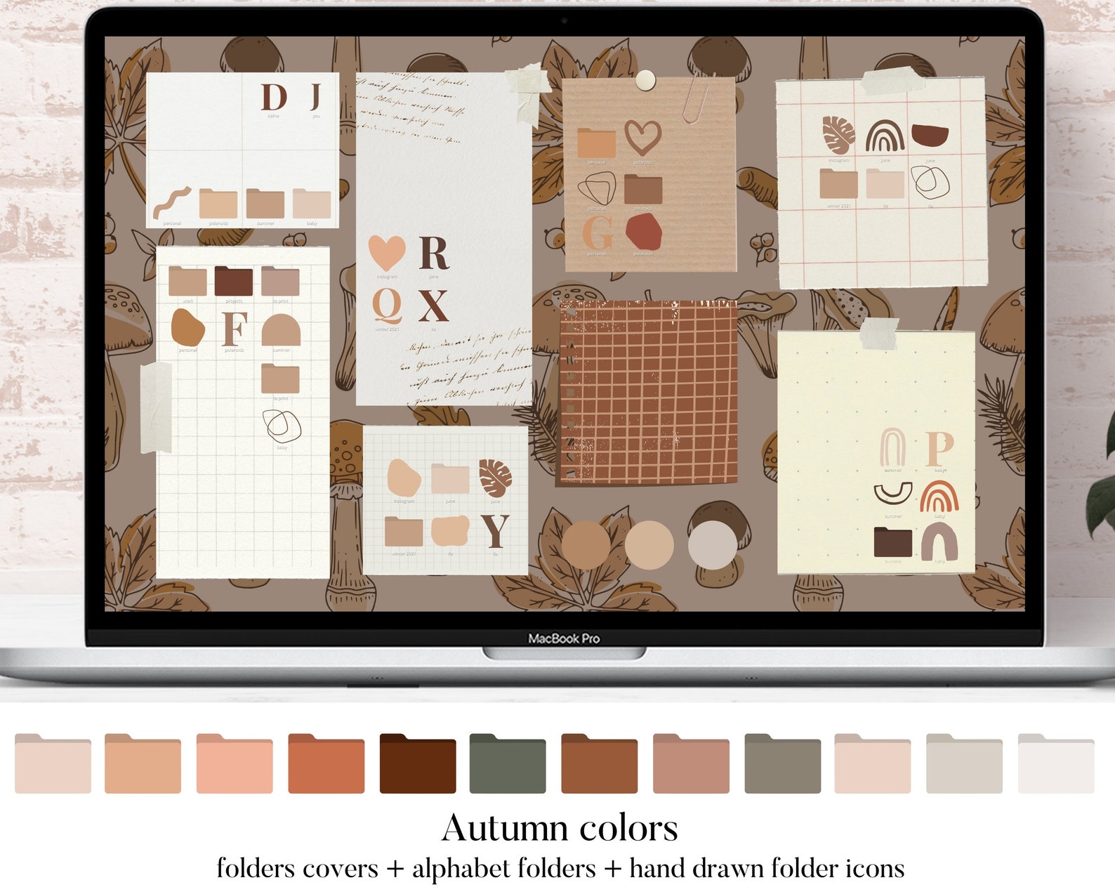 Fall Autumn Desktop Organizer Wallpaper Desktop Organizer - Etsy Canada