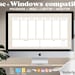 EDITABLE Desktop Organizer Wallpaper + Folder Icons, Natural School ...