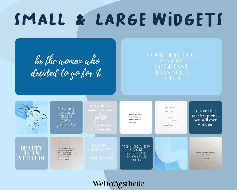 200000 IOS14 App Icons Blue Aesthetic App Covers Azure - Etsy