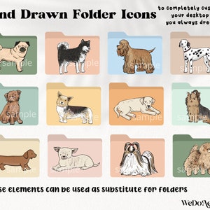 DOGS Desktop Folder Icons, Mac + Windows Folder Icons, Mac Natural ...