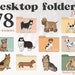 DOGS Desktop Folder Icons Mac Windows Folder Icons Mac | Etsy