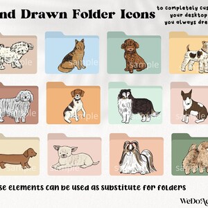 DOGS Desktop Folder Icons, Mac + Windows Folder Icons, Mac Natural ...