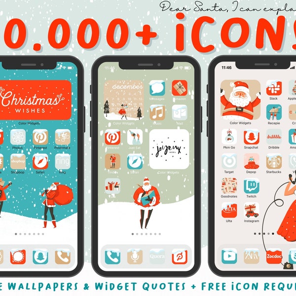 Christmas iPhone App - Etsy