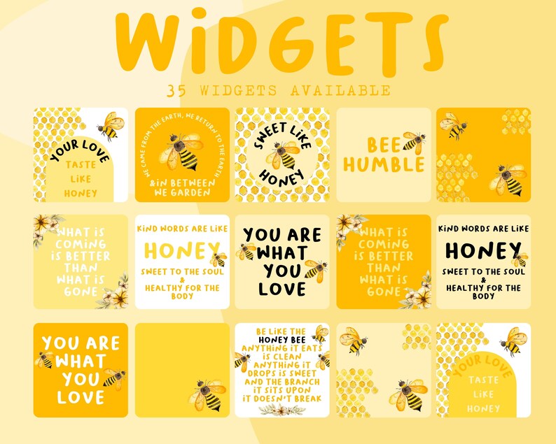 IOS14 App Icons Yellow Aesthetic App Covers Yellow Icon | Etsy