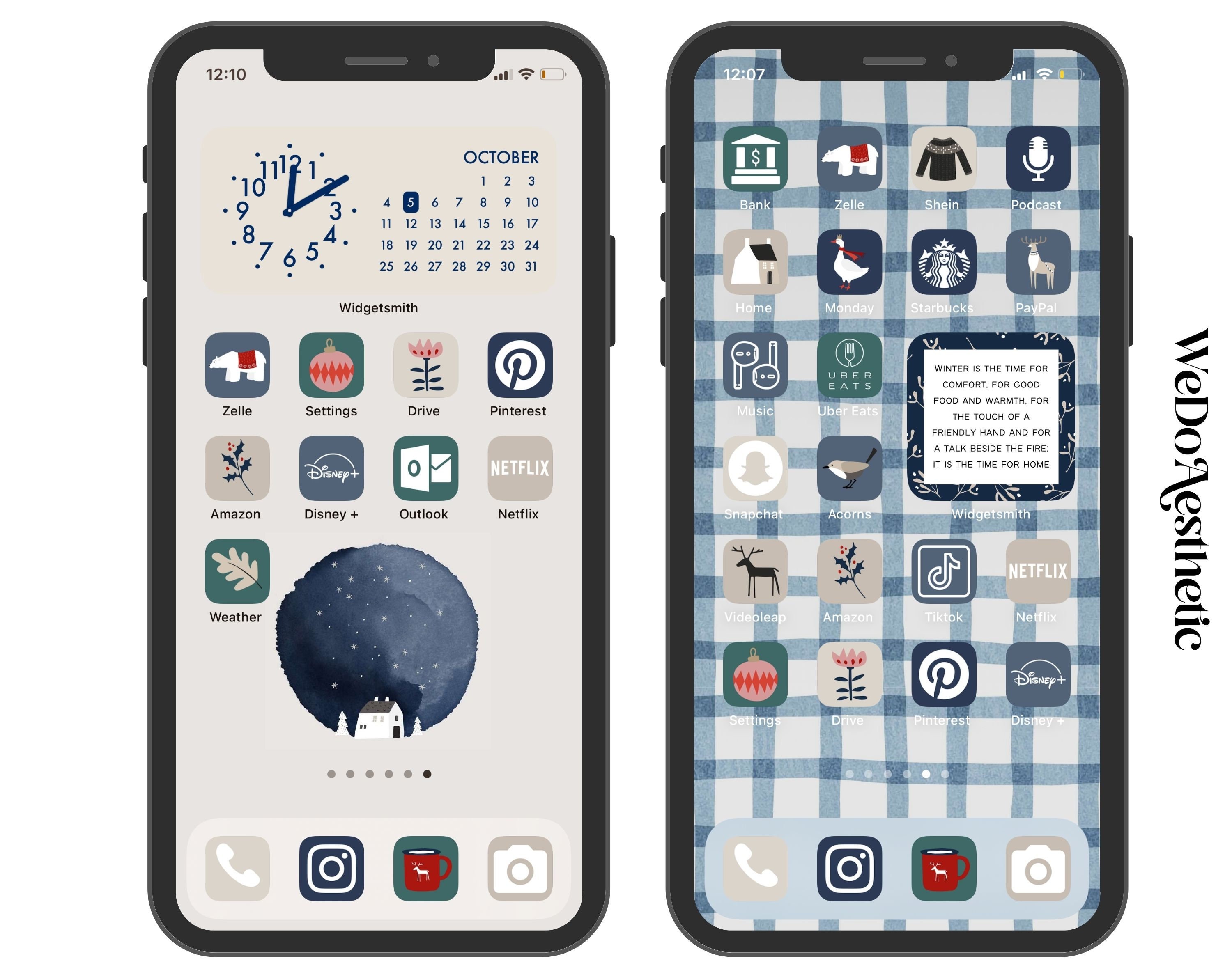 10000 Winter Christmas App Icons Bundle Winter Theme Ios | Etsy