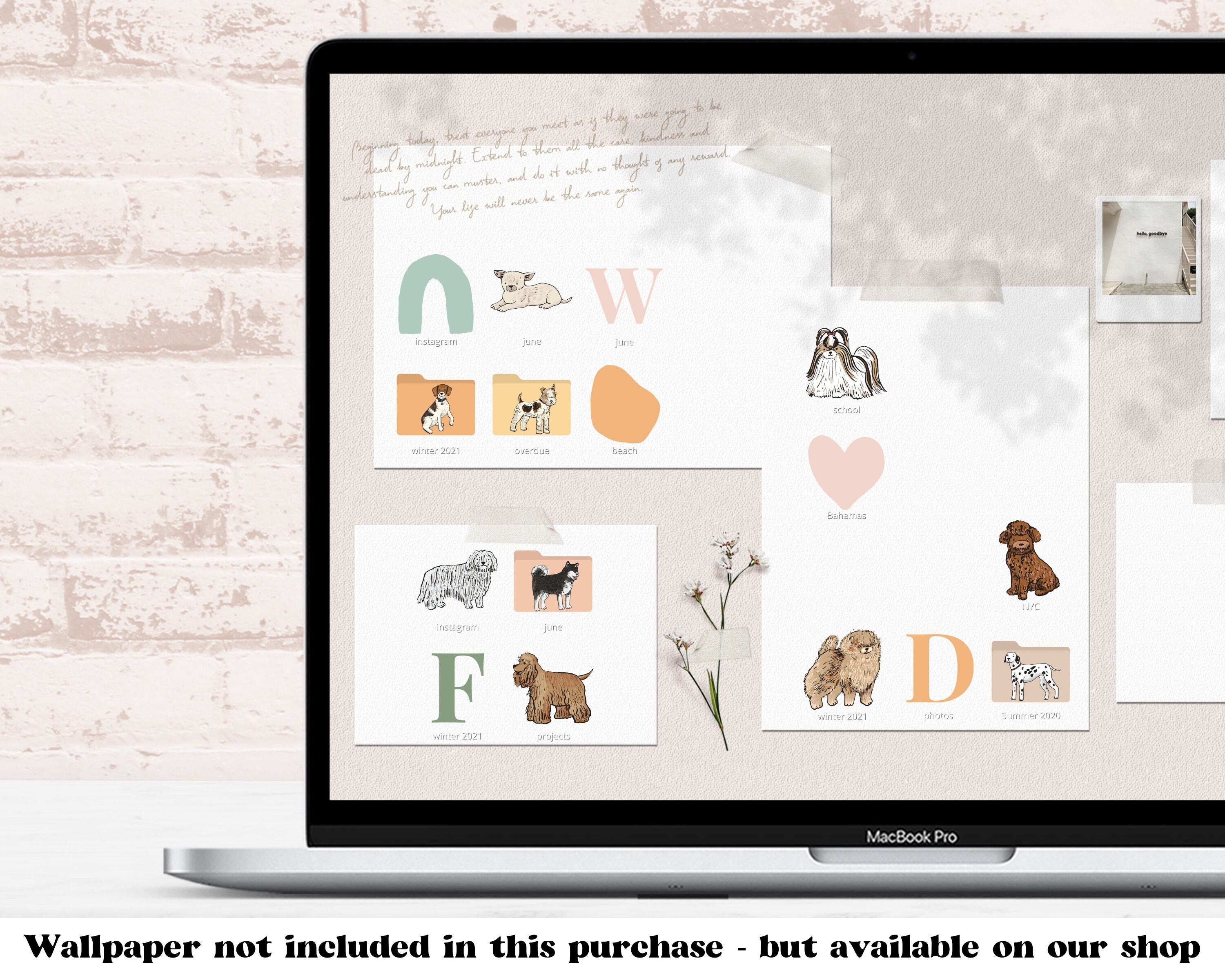DOGS Desktop Folder Icons Mac Windows Folder Icons Mac - Etsy