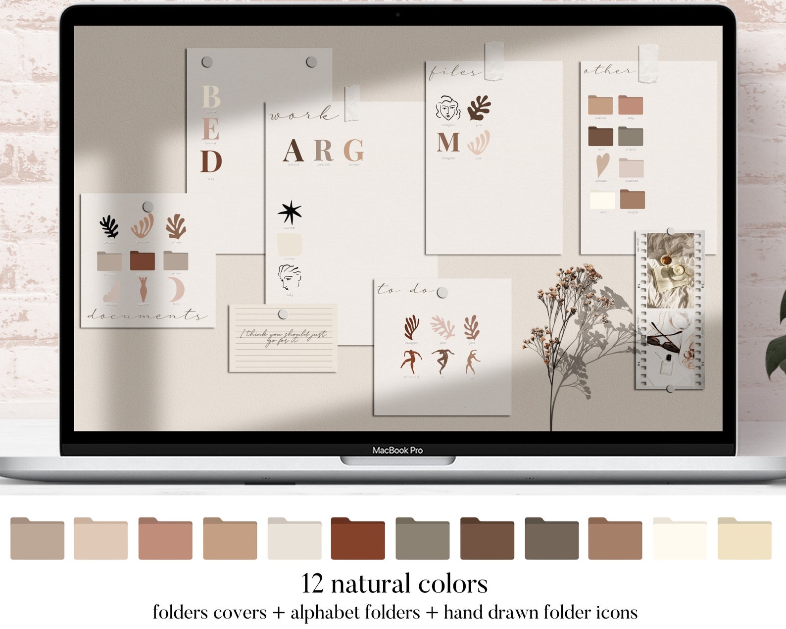 WORK SCHOOL Desktop Wallpaper Desktop Wallpaper Organizer - Etsy