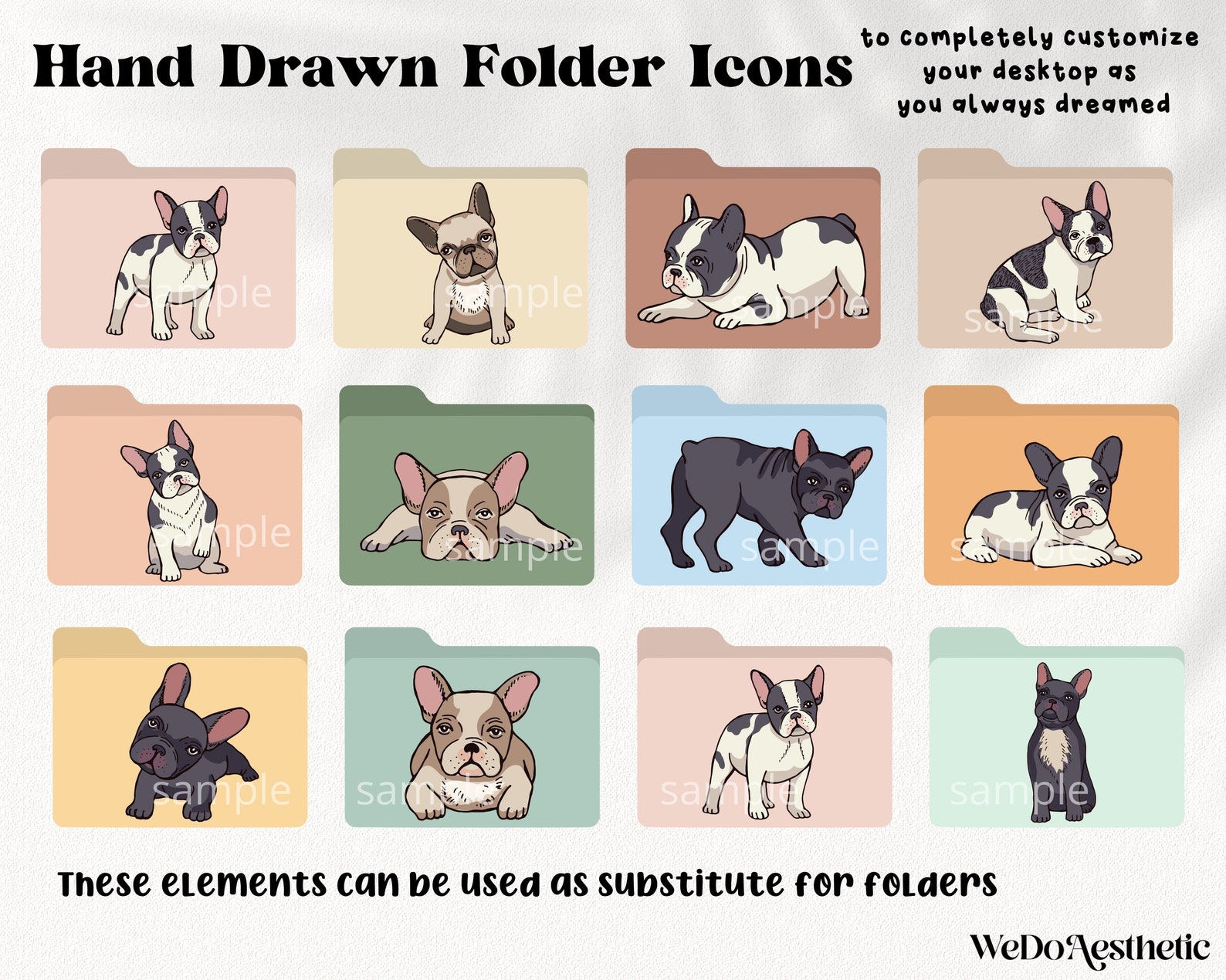 DOGS Desktop Folder Icons, Mac + Windows Folder Icons, Mac Natural ...