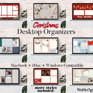 Christmas Winter Desktop Organizer Wallpaper - Desktop Organizer ...