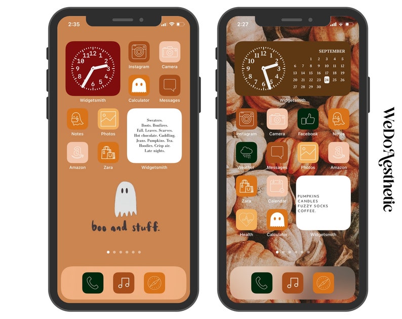 10.000 IOS14 Pumpkin Spice App Icons Fall Aesthetic Theme - Etsy