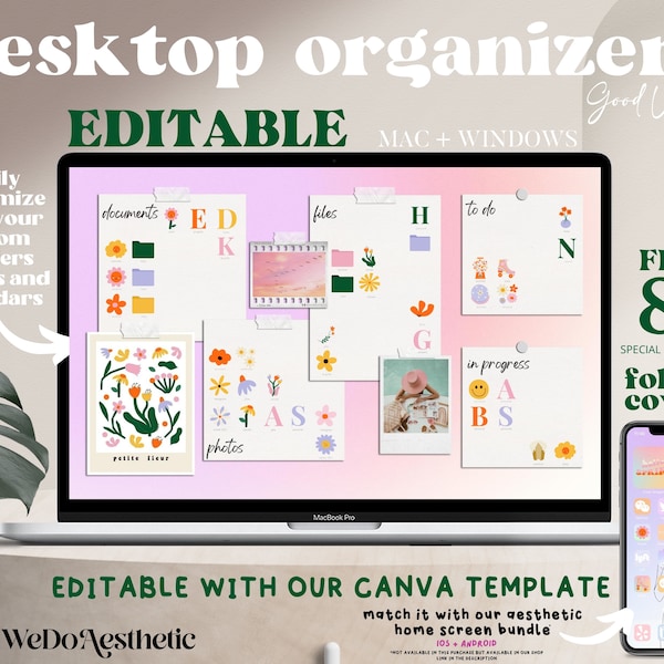 Pink Groovy Desktop Wallpaper - Etsy