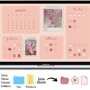 EDITABLE CALENDAR Desktop Wallpaper - Pink Desktop Wallpaper Organizer ...
