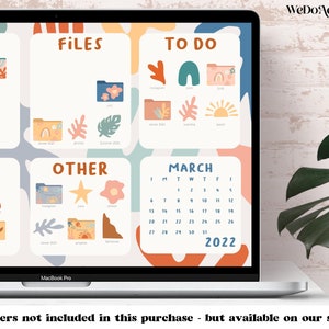 CALENDAR 2022 Desktop Wallpaper - Desktop Wallpaper Organizer, MacBook ...