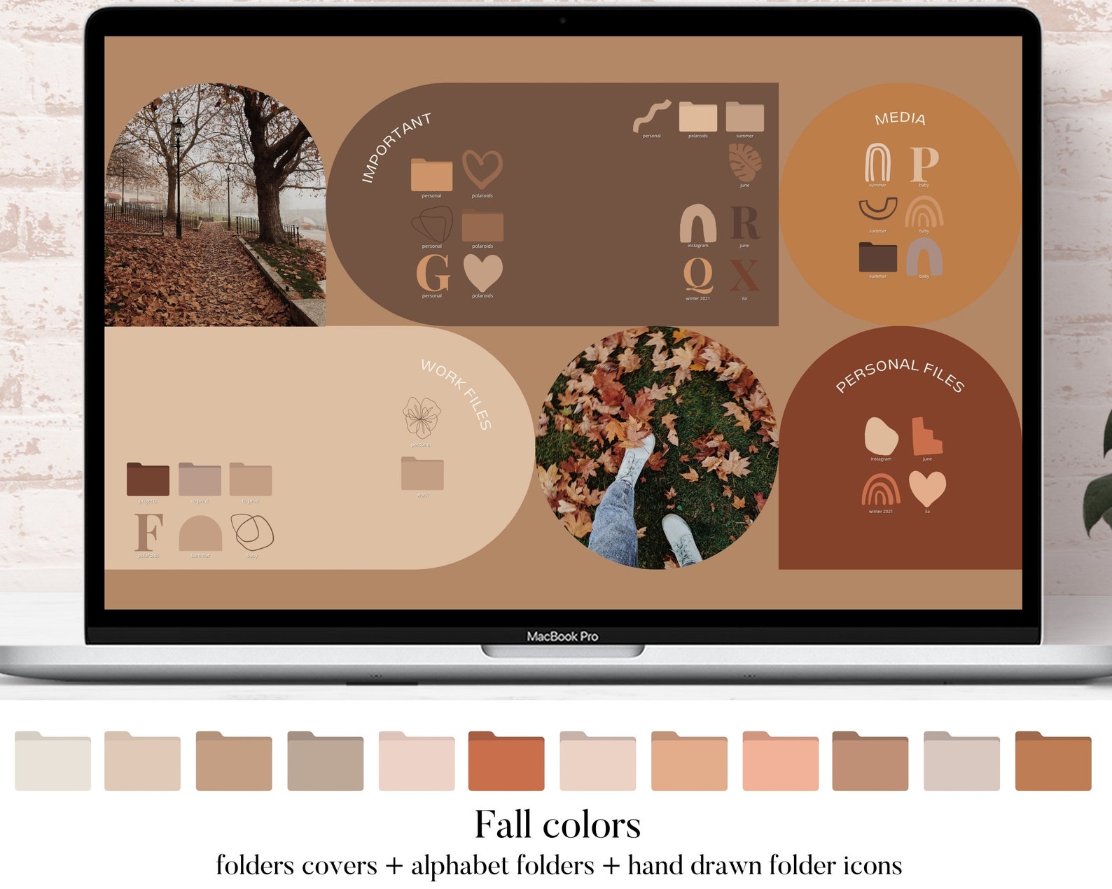 Fall Autumn Desktop Organizer Wallpaper Desktop Organizer - Etsy Canada