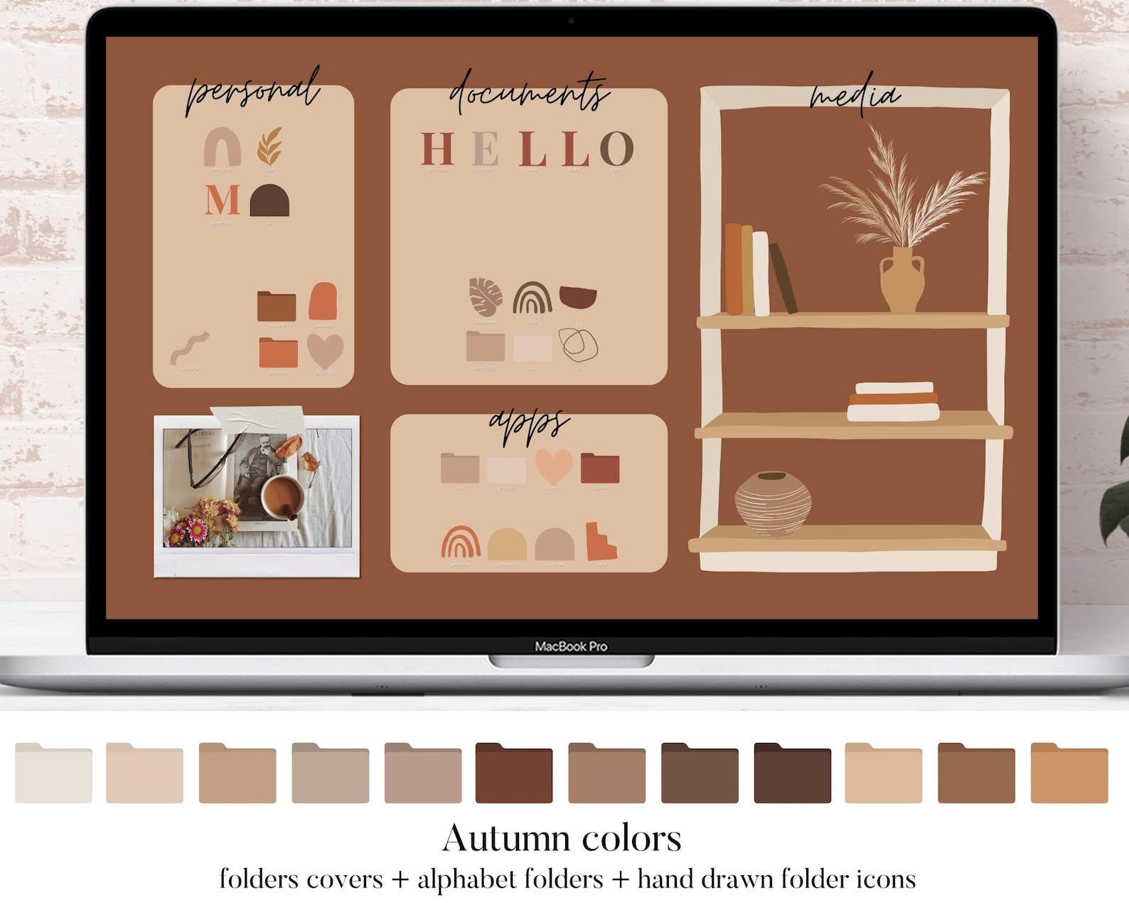 Fall Autumn Desktop Organizer Wallpaper Desktop Organizer - Etsy Canada