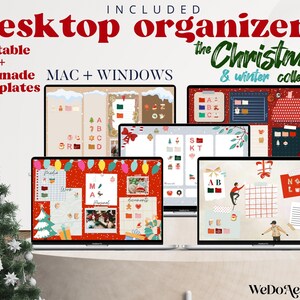 EDITABLE Desktop Wallpaper Organizers Folder Icons, Mega Bundle Mac ...