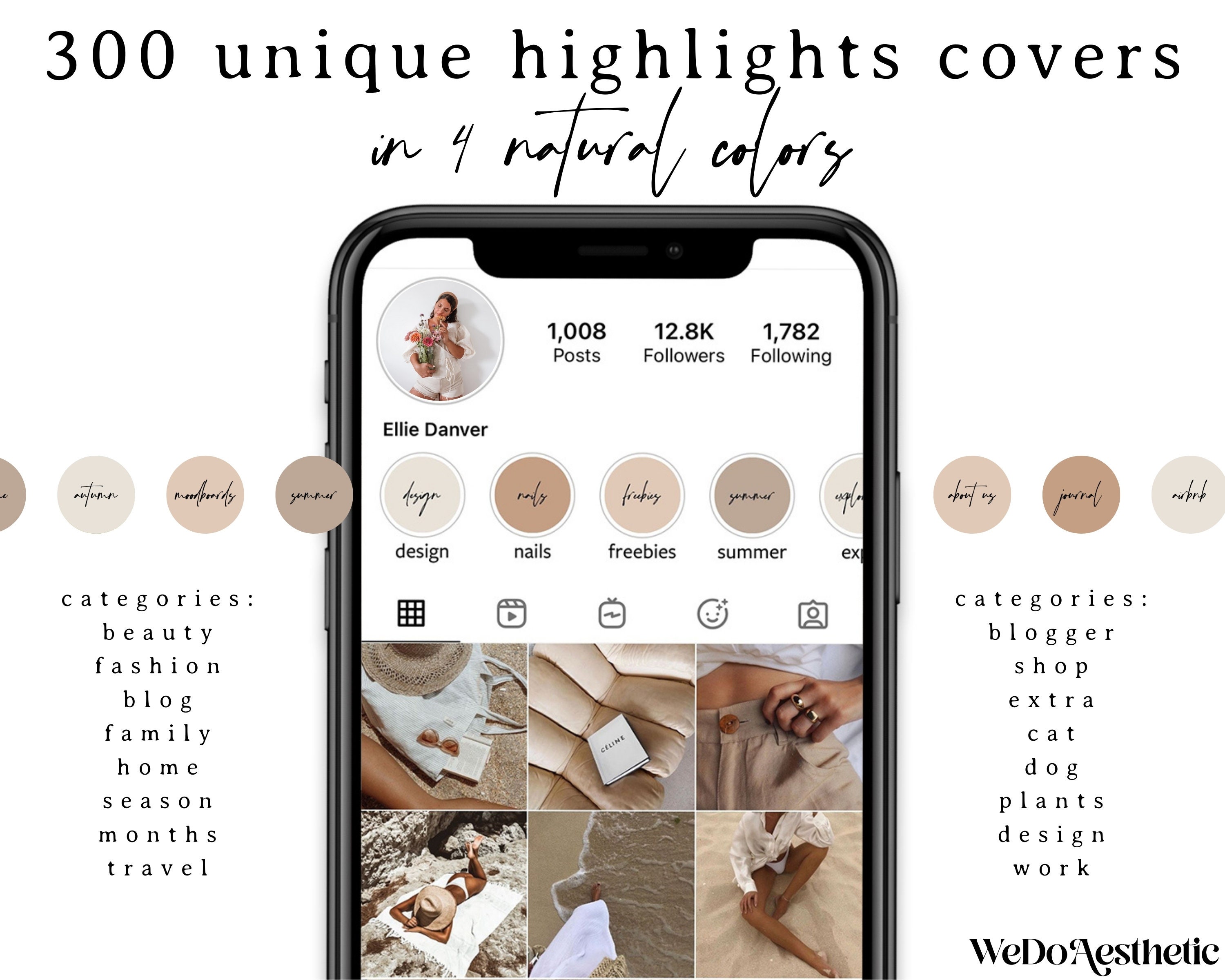 1200+ Instagram Highlights Covers, Handwritten IG Highlight Icons ...