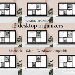 CALENDAR 2022 Desktop Wallpaper - Desktop Wallpaper Organizer, MacBook ...