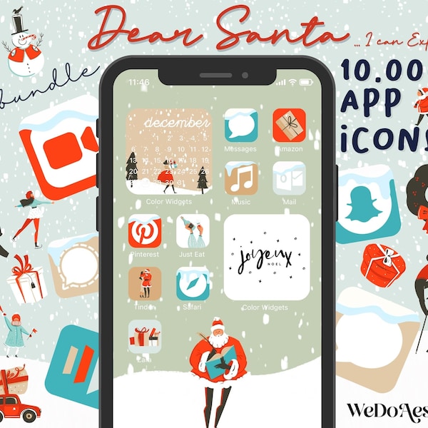 Christmas iPhone App - Etsy