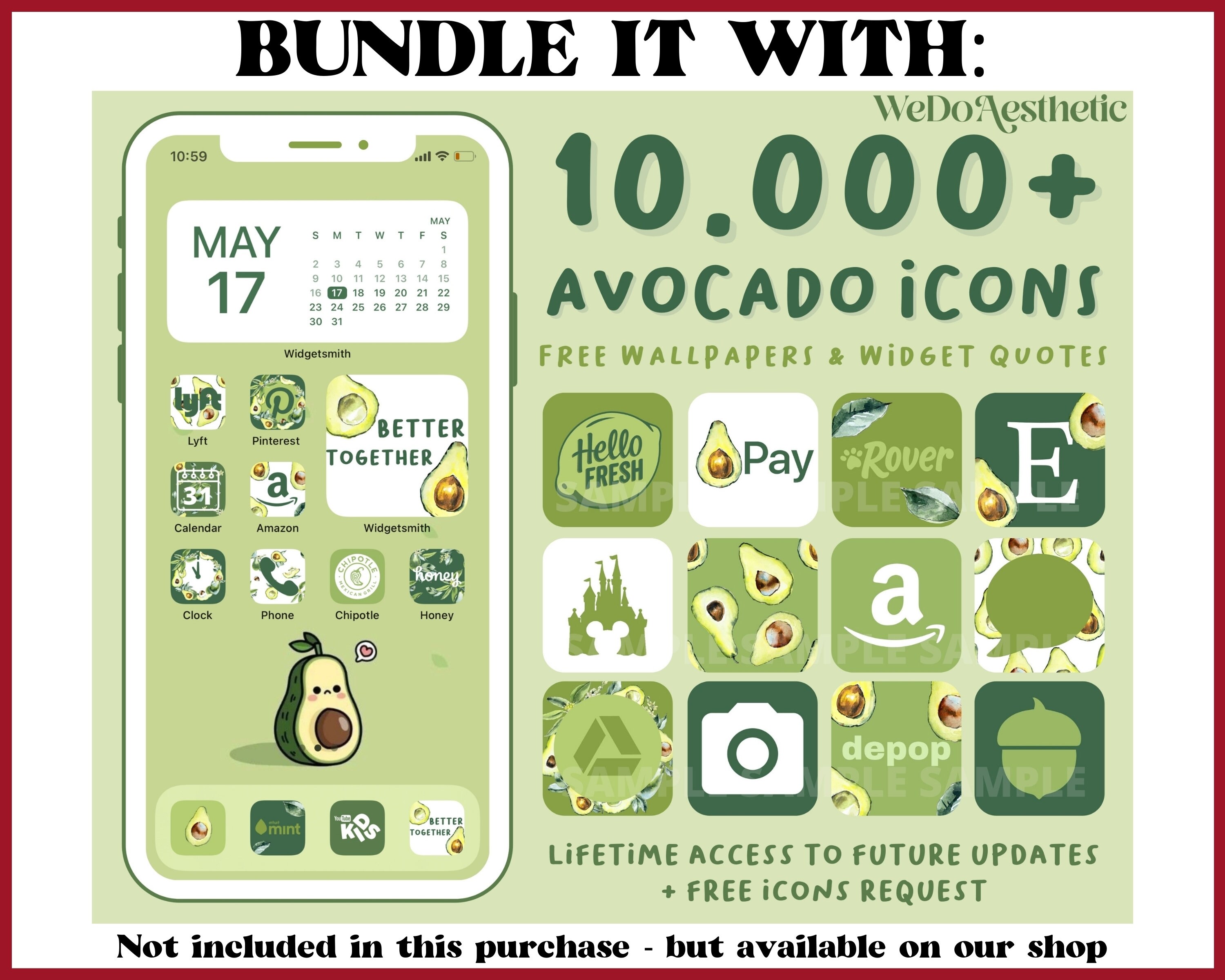60 Avocado Desktop Folder Icons, Mac + Windows Folders Icons, Avocado ...