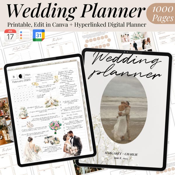 Wedding Planner 2026 - Etsy