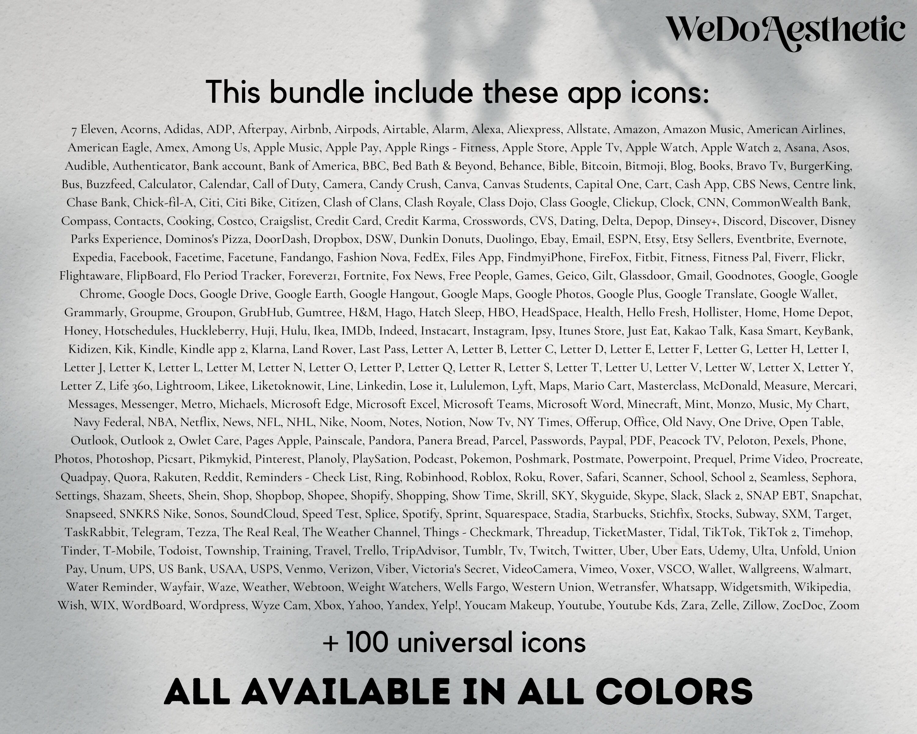 IOS14 App Icons Dusty White Aesthetic App Covers Gray App | Etsy