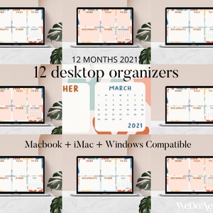 CALENDAR 2022 Desktop Wallpaper - Desktop Wallpaper Organizer, MacBook ...