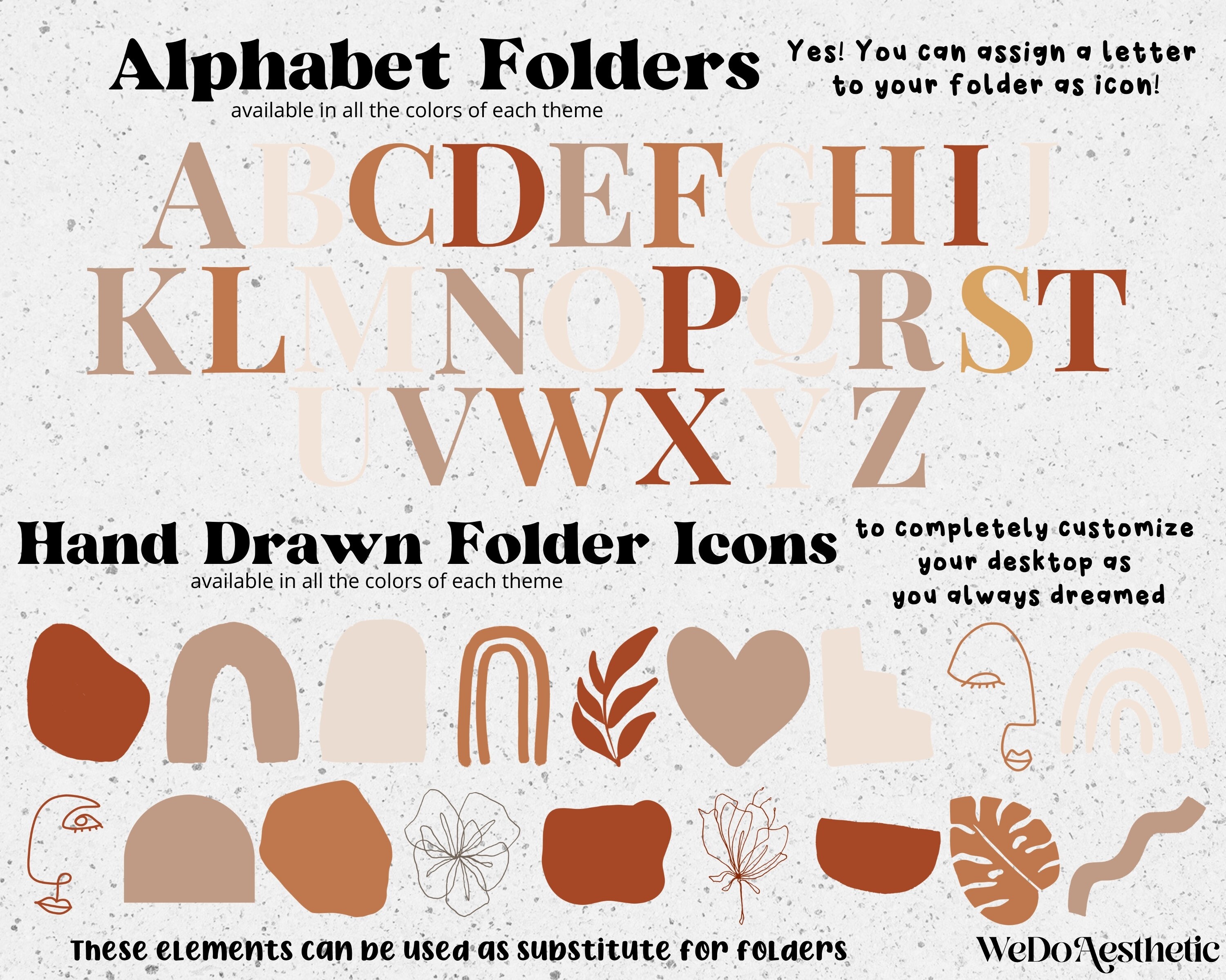 50 Desktop Folder Icons, Mac + Windows Folders Icons, Mac Neutral ...