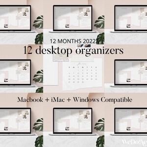 CALENDAR 2022 Desktop Wallpaper - Desktop Wallpaper Organizer Business ...