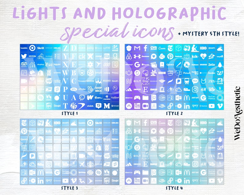 200000 IOS14 App Icons Blue Aesthetic App Covers Azure - Etsy