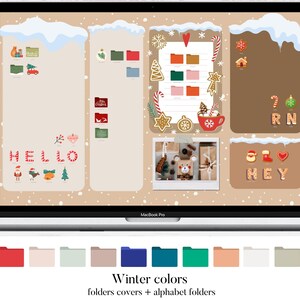Christmas Winter Desktop Organizer Wallpaper - Desktop Organizer ...
