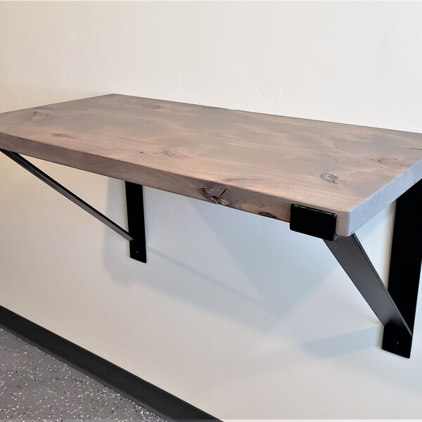 Floating Desk Wall Mounted - Etsy