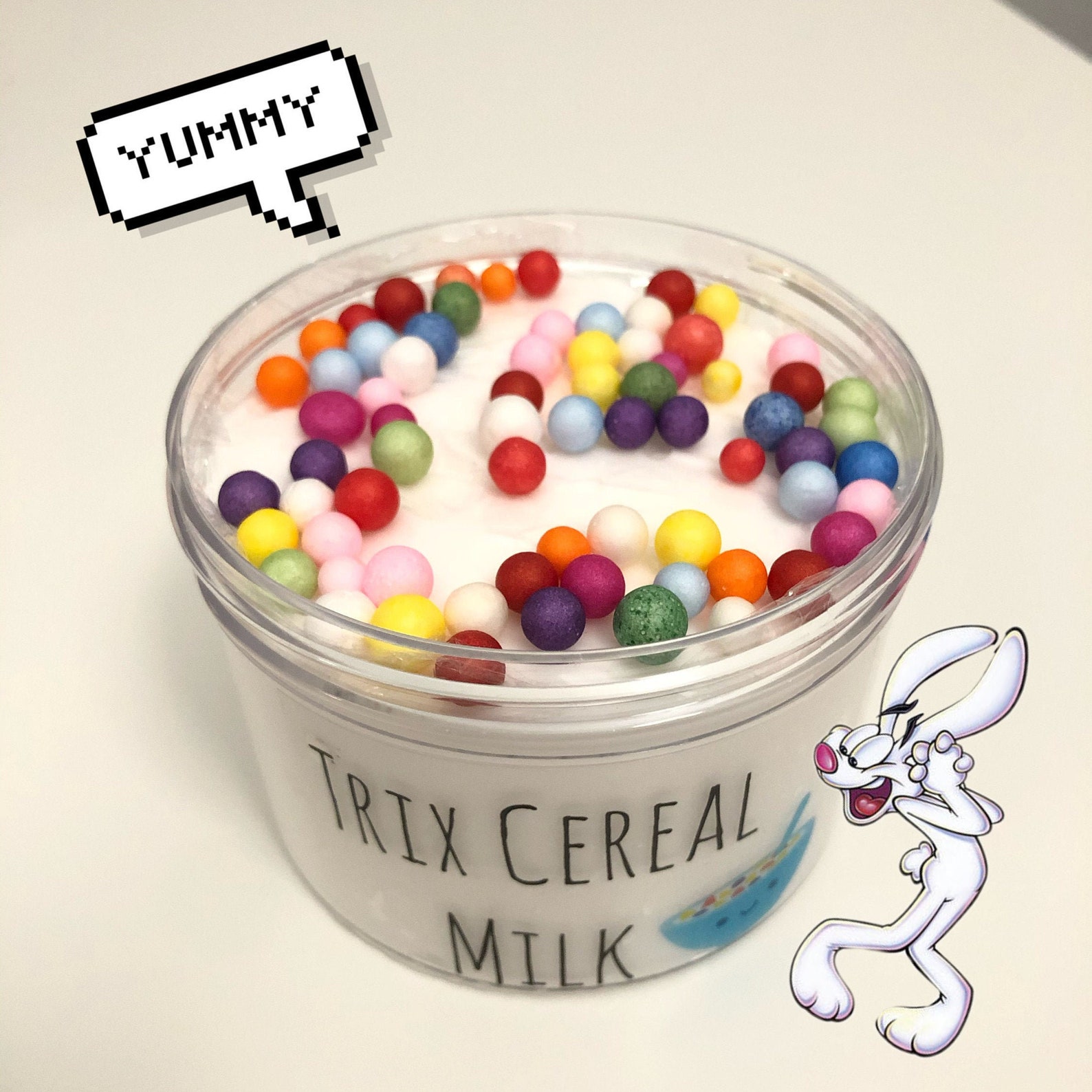 Trix Cereal Milk Slime 8oz | Etsy