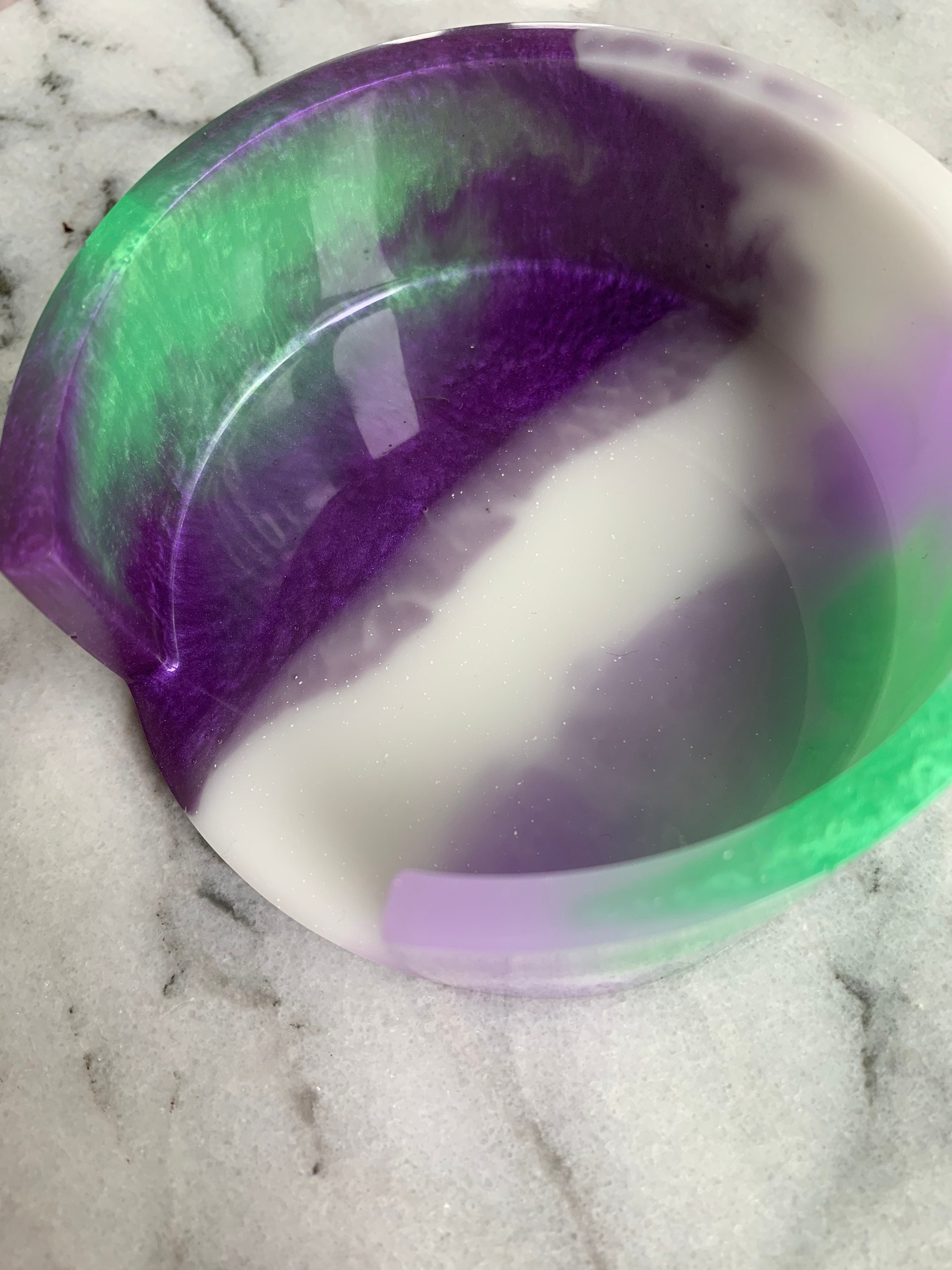 Handmade Resin Coaster Set with Holder - Etsy.de