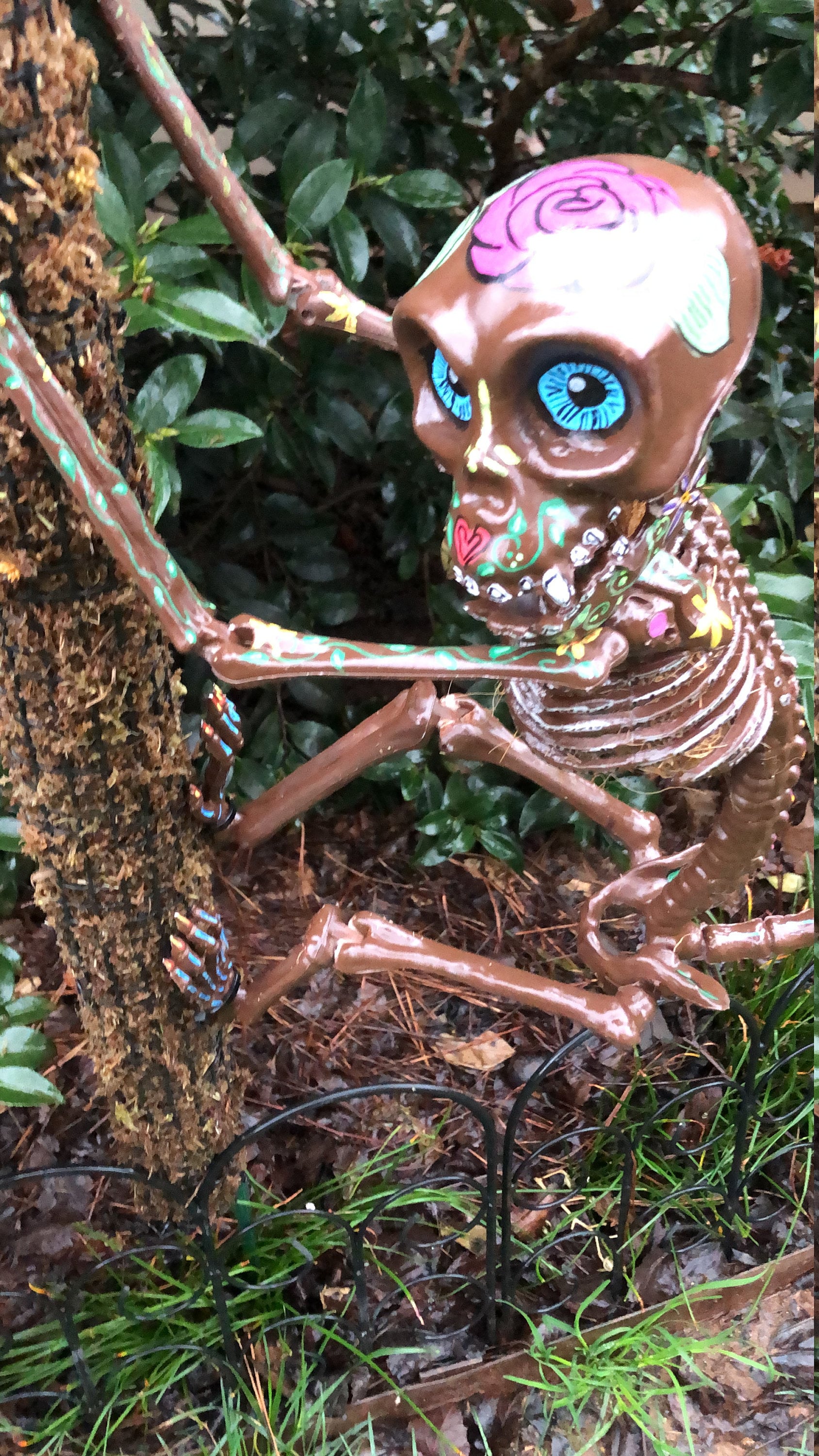 The Original MONKEY Skeleton Moss Pole the Keeper of Your | Etsy