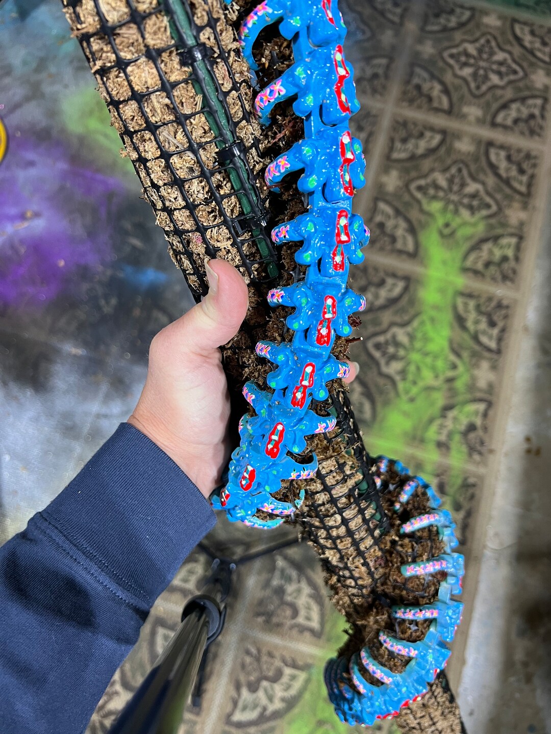 The Original Skeleton Snake Moss Pole the Keeper of Your - Etsy