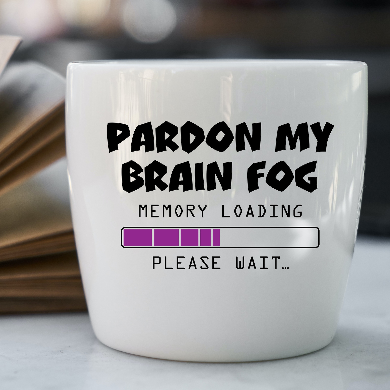 Brain Fog Memory Loading Please Wait, Funny Fibromyalgia Svg, Chronic ...