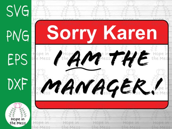 Karen Name Tag