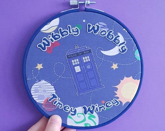 Doctor Who Embroidery - Etsy