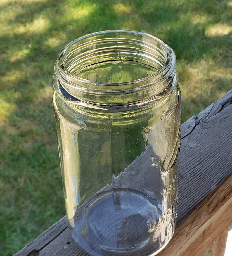 Kerr self Sealing Wide Mouth Mason. Quart Jar W/ - Etsy