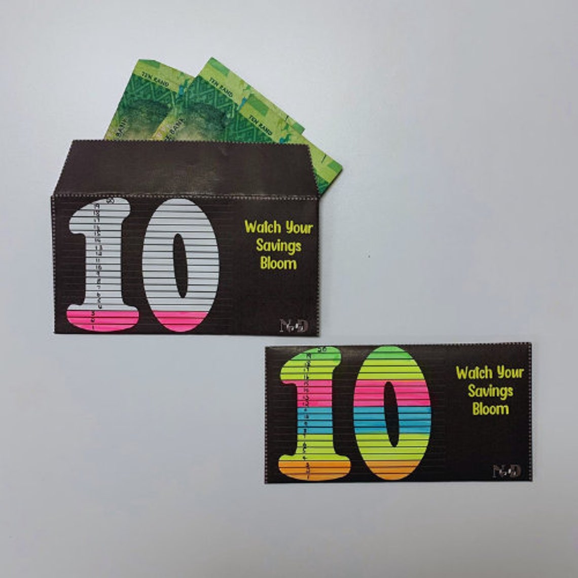 R10 Envelope Challenge | CASH Envelope Savings - Etsy