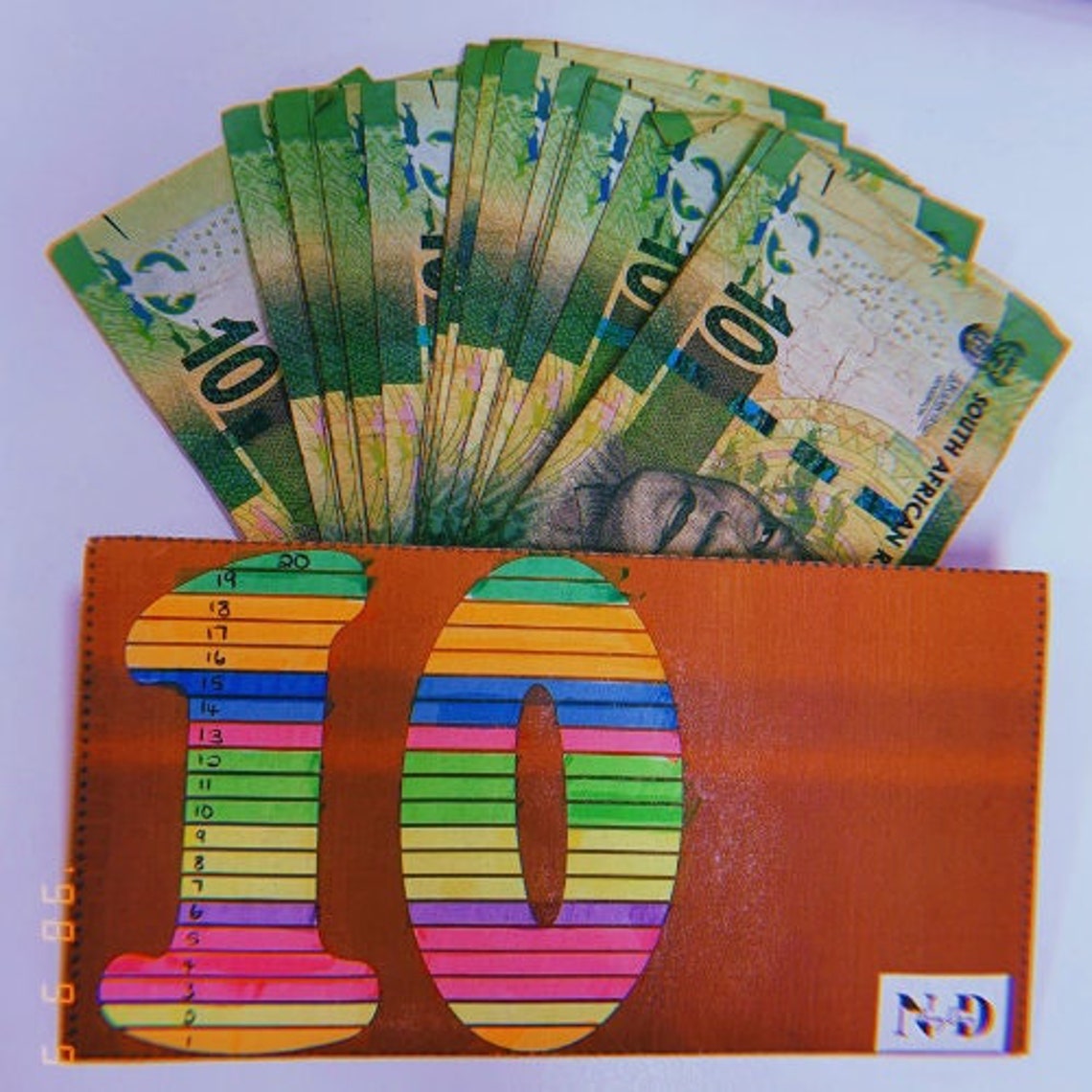 R10 Envelope Challenge | CASH Envelope Savings - Etsy