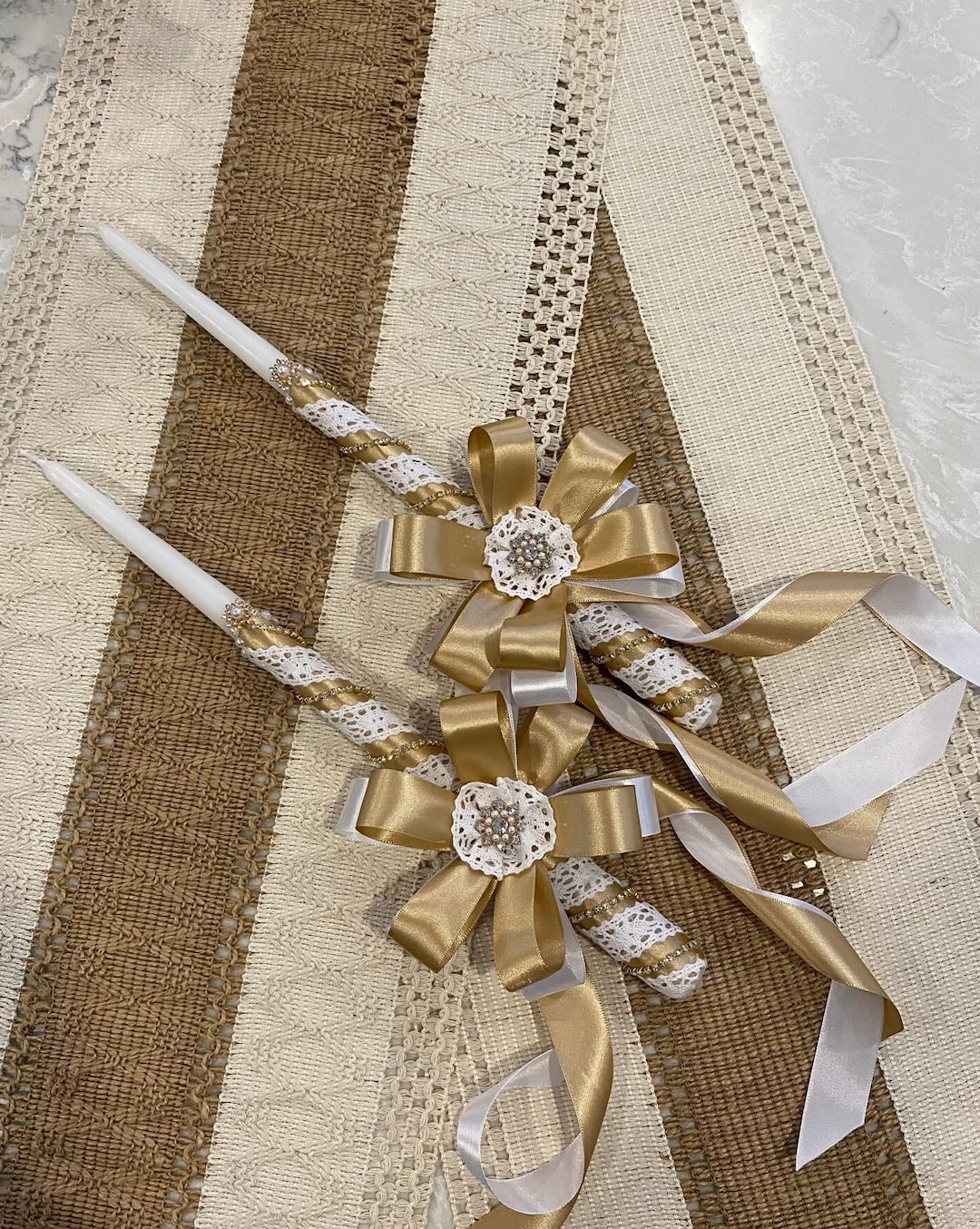 Eastern Orthodox/greek Church Wedding Candles - Etsy