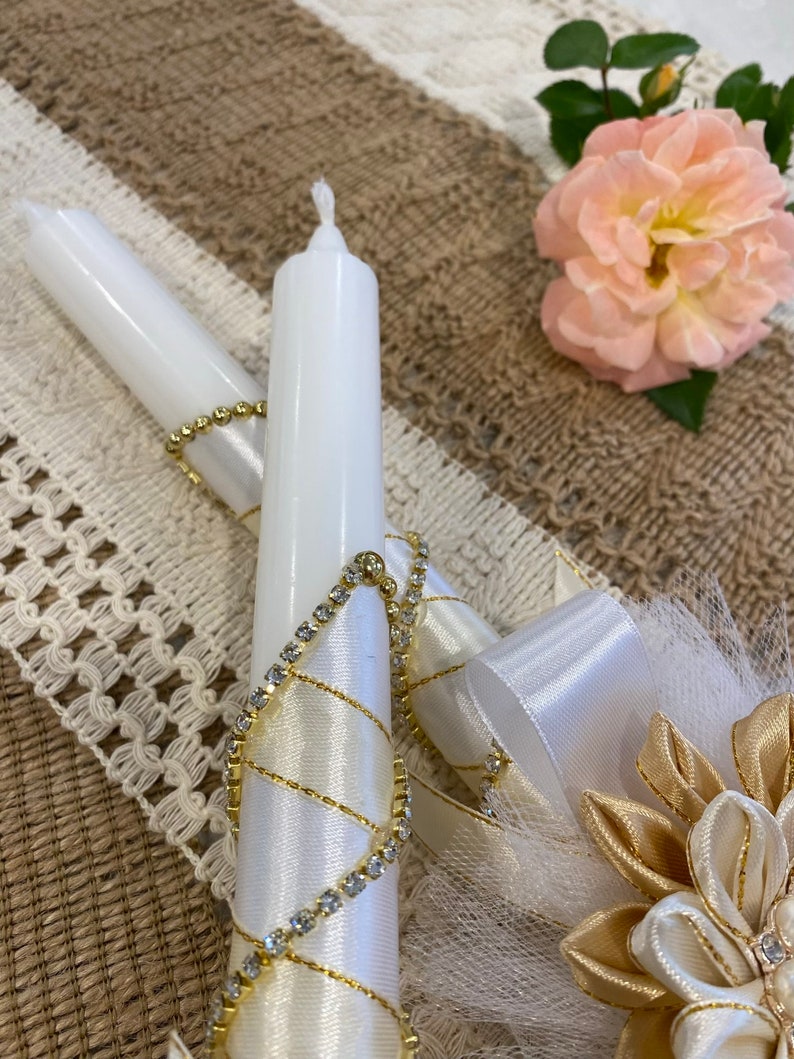 Eastern Orthodox Wedding Ceremony Candles russian Greek - Etsy