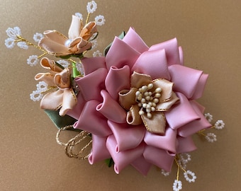 Rose Flower Brooch for Bride, Bridesmaids, Mother of Bride/groom ...