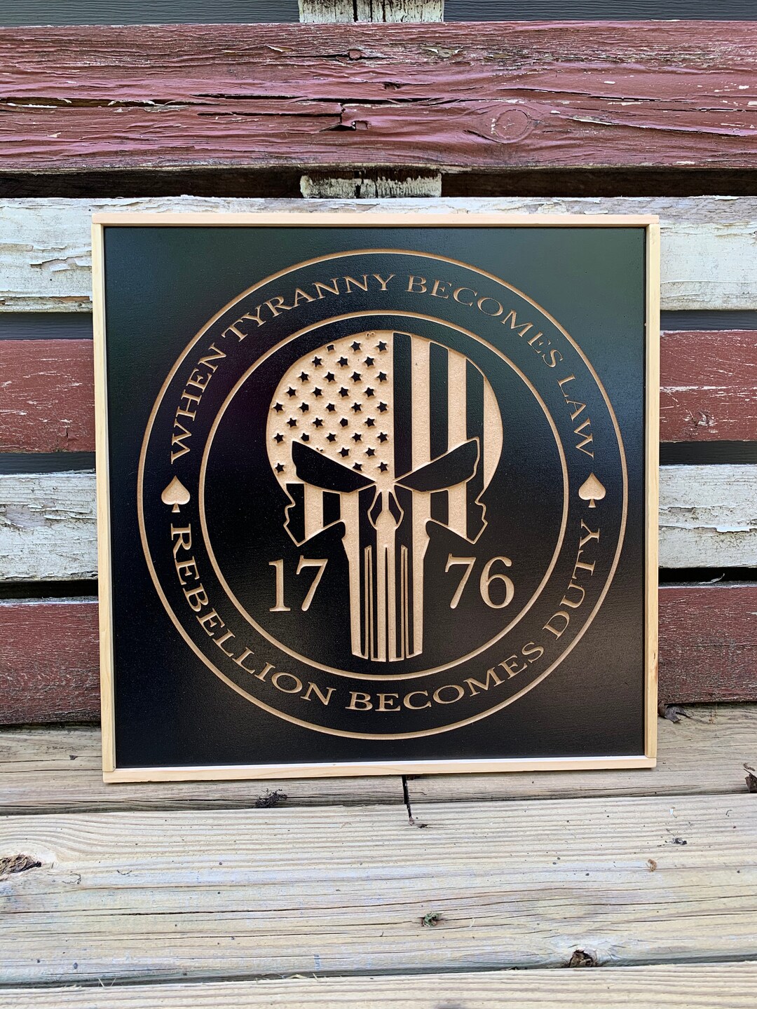 1776 Punisher Sign - Etsy