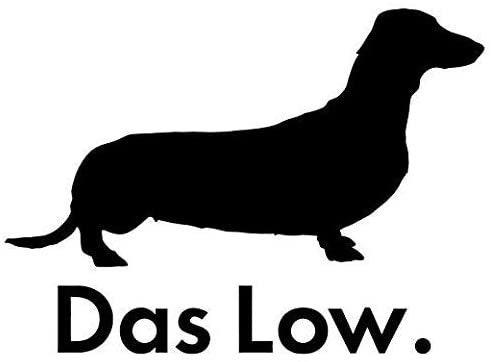Das Low Dachsund Funny Decal Sticker - Sticker Graphic - Auto, Wall ...