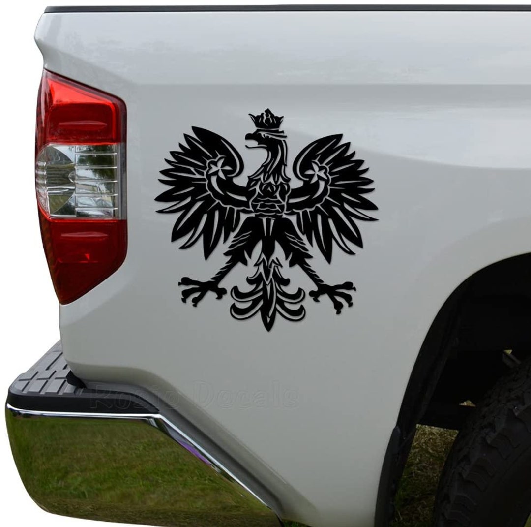 Polish Eagle Emblem Die Cut Vinyl Decal Sticker for Car Truck ...
