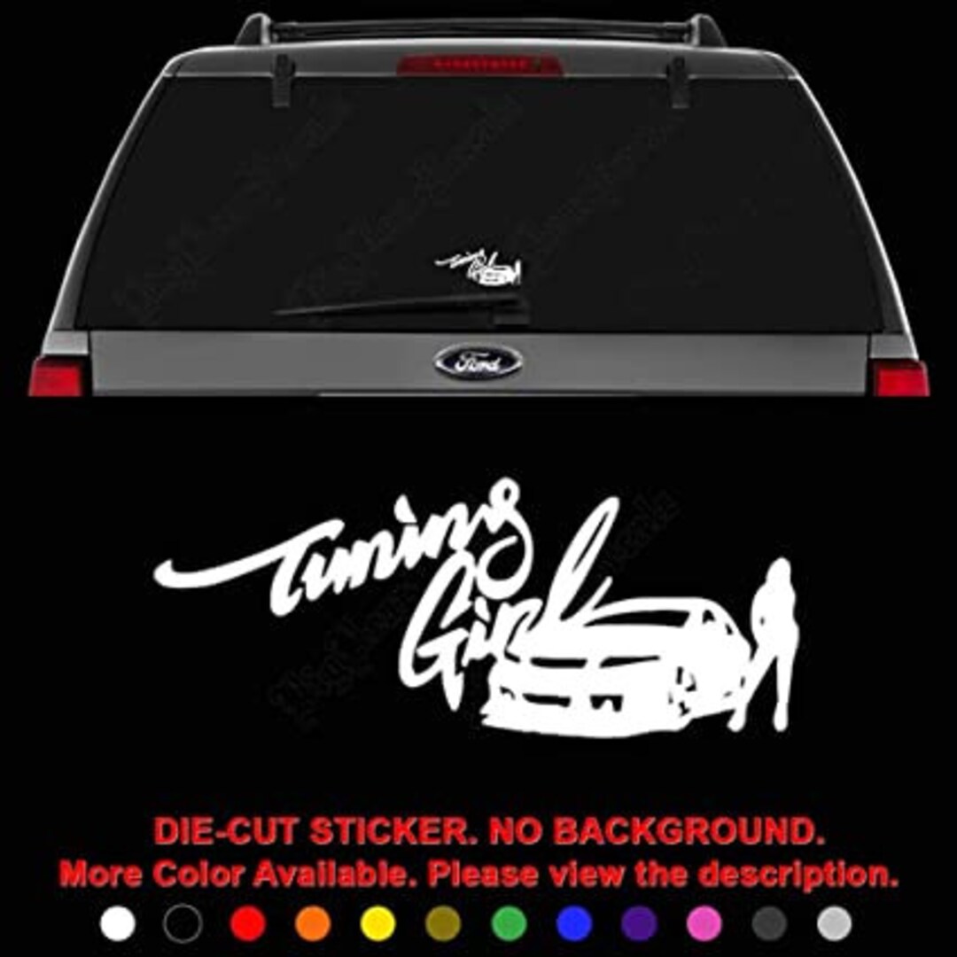 JDM Tuning Girl Racing Die Cut Vinyl Decal Sticker for Car Truck ...